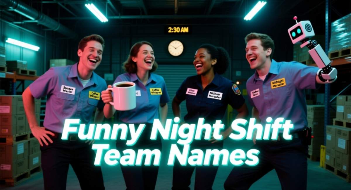 350+ Best Night Shift Team Names: Creative, Funny, and Motivational Ideas